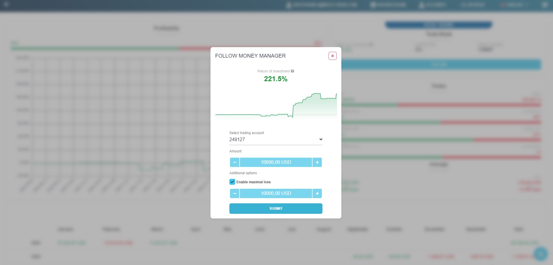 Social Trading Admin - Match-Trade Technologies